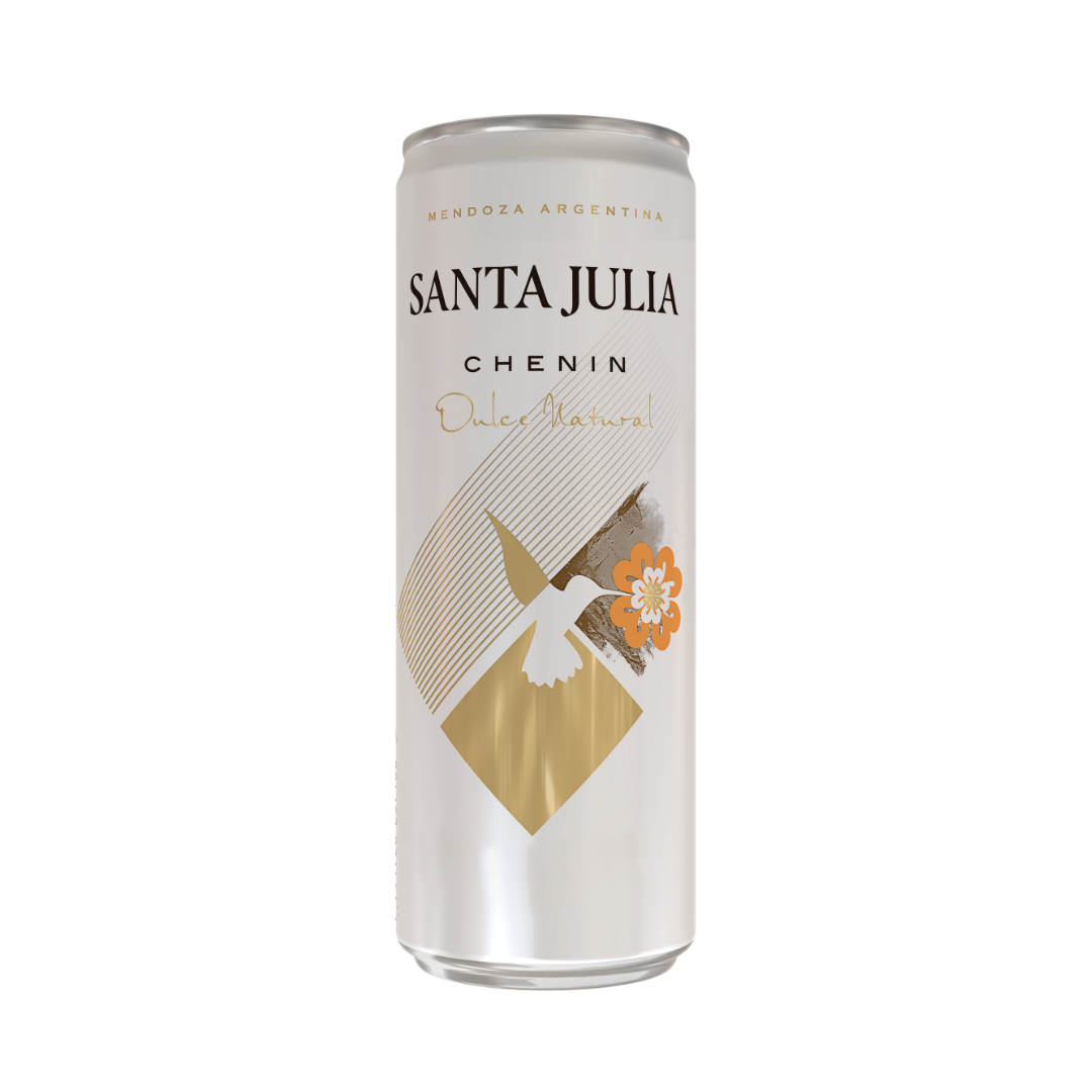 Santa Julia Chenin Dulce Natural lata 355ml - Caja x24 Unidades ...